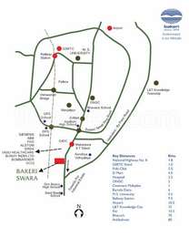 Bakeri Group Bakeri Swara Map - Makarpura, Vadodara Location Map