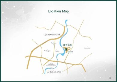 Bakeri Residences LLP Bakeri Stella Map - Gift City, Gandhinagar ...