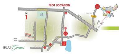 Balaji Amrut Balaji Greens Map - Sanga, Ranchi Location Map