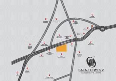 Balaji Infra Buildtech Balaji Homes 2 Map - Kurali, Mohali Location Map