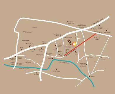 Balaji Hari Developers Kanchanpuram Map - Wagholi, Pune Location Map