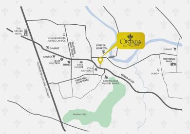 Balaji Builders Pune Oriana Nest Map - Baner, Pune Location Map