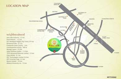Banashree Shelters Banashree Arka Forest View Map - Anekal, Bangalore ...