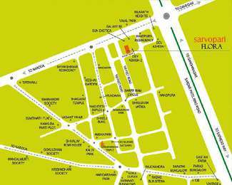 Bapashree Infrastructure Builders Bapashree Sarvopari Flora Map ...