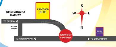 Basera City Developers Basera Bhanu Siddhi Map - Kunraghat, Gorakhpur ...
