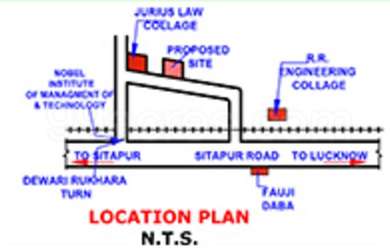 Basera Infra Developers Basera Nature Valley Map - Bakshi Ka Talab ...