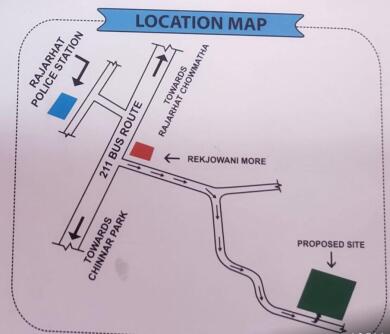 Basu And Hazra Builders Basu and Hajra Shakuntala Abasan Map - Rajarhat ...