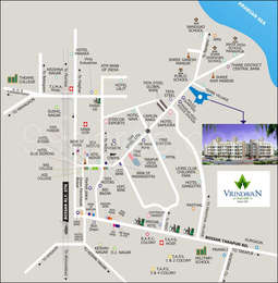 Basudeo Builders Basudeo Vrindavan Nagari Map - Boisar, Mumbai Location Map