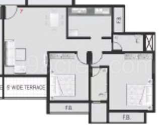2 BHK Apartment / Flat for sale in Bathija Tulsa Namdev Residency ...