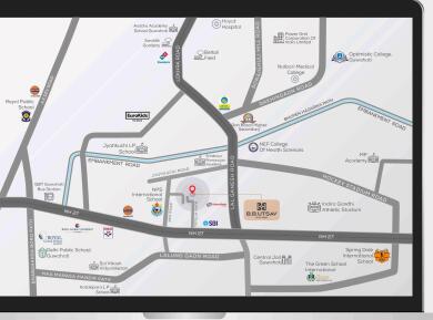 BB Construction BB Utsav Map - Lokhra, Guwahati Location Map