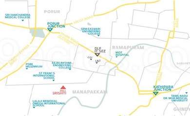 BBCL Builders BBCL Srishti Map - Manapakkam, Chennai Location Map