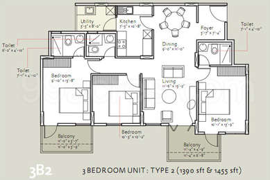 2 BHK Apartment / Flat for sale in Bearys Anugraha Lingarajapuram ...
