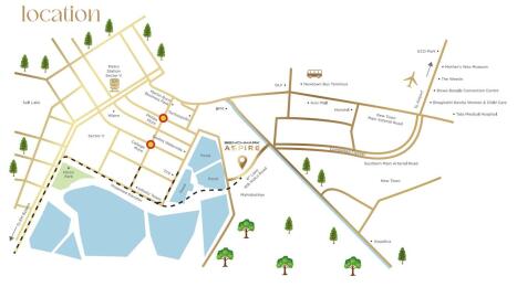 Benchmark Developers Benchmark Aspire Map - Sector 5 Salt Lake, Kolkata ...