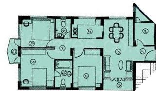 3 BHK / Bedroom Apartment / Flat for rent in Bengal Shelter Akankha New ...