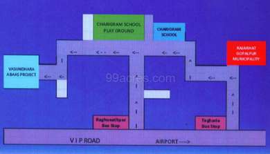 Bengal Vasundhara Developers Bengal Vasundhara Tower Map - VIP Road ...