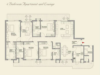 2 BHK Apartment / Flat for sale in Bestech City Bestech Park View ...