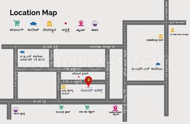 Bhadra Group Bhadra Landmark Map - Banashankari Stage 1, Bangalore ...