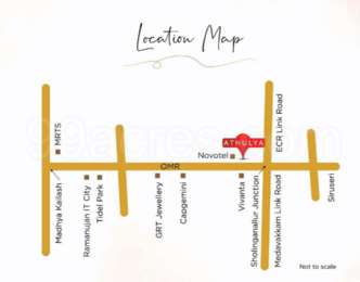 Bhaggyam Constructions Bhaggyam Athulya Map - Sholinganallur, Chennai ...