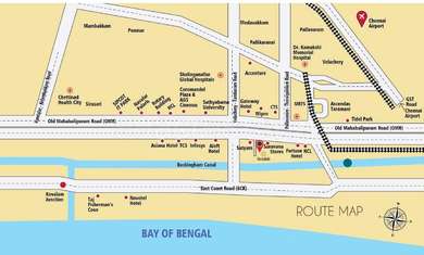 Bhaggyam Constructions Bhaggyam Srishti Map - Sholinganallur, Chennai ...
