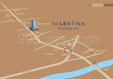 Bhakti Group Surat Bhakti Valentina Business Hub Map - Guru Ram Pavan ...