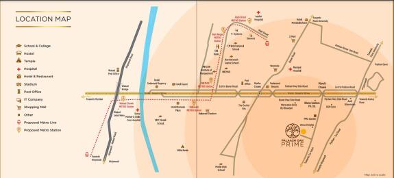 Bhakti Sagar Developers Bhakti Palaash Oak Prime Map - Baner, Pune ...