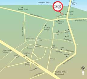 Bhandari Associates and Indus Properties Bhandari Swaraj Map - Moshi ...