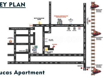Bharathi Construction Bharathi Lucas Apartment Map - Pammal, Chennai ...
