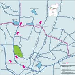 Bhartiya City Builders Bhartiya The Leela Residences Map - Thanisandra ...