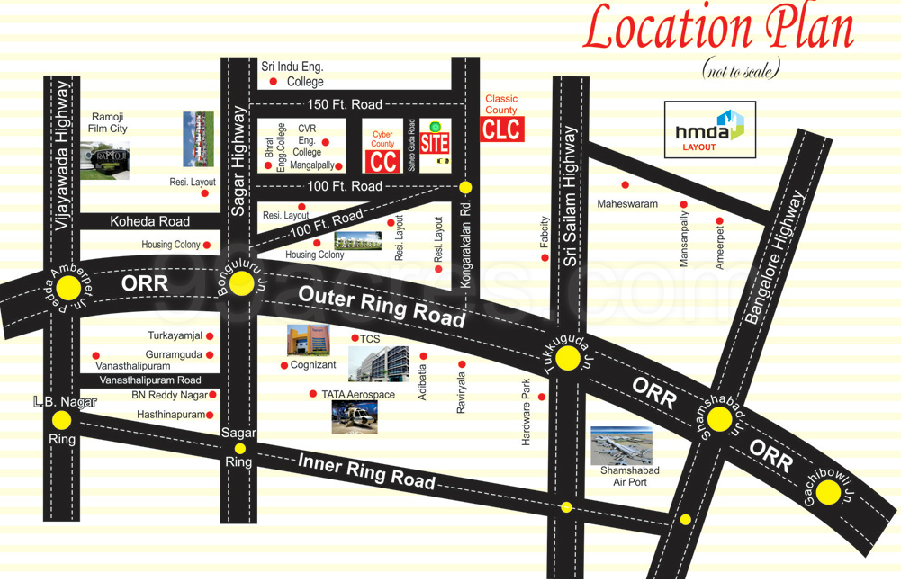 Bhashyam Central County Hyderabad, Adibatla Resale Price List, Brochure ...