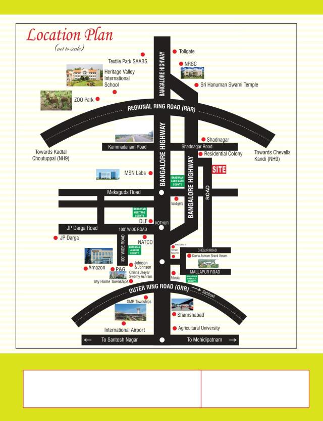 Bhashyam Rainbow County Shad nagar, Hyderabad | Price List & Brochure ...