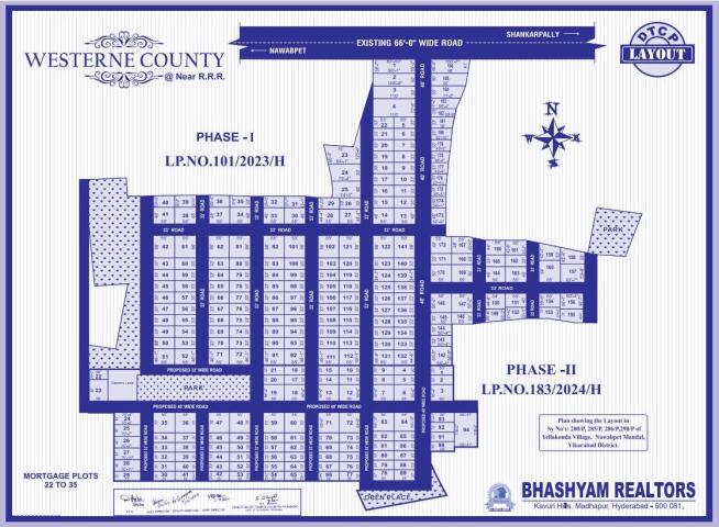 Bhashyam Westerene County Shankarpally, Hyderabad | Price List ...