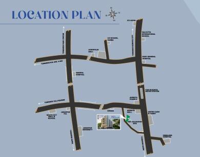 Bhatter Projects Bhatter Omya Map - Kalikapur, Kolkata Location Map