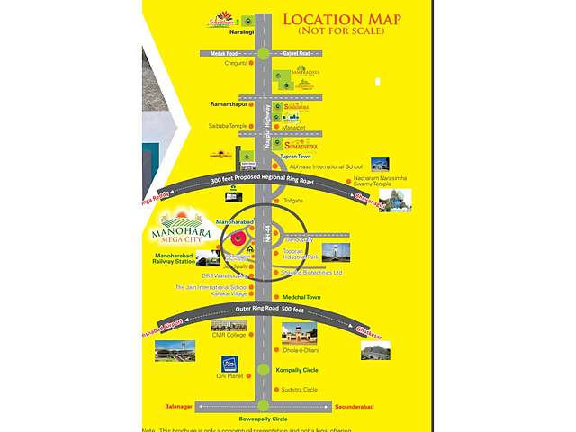 Bhoomi Manohara Mega City Manoharabad, Medak | Price List & Brochure ...