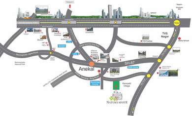 Bhoomika Projects Builders Bhoomika Natura Sinite Map - Anekal ...