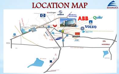 Bhoruka Group Bhoruka Tech Park Map - Mahadevapura, Bangalore Location Map