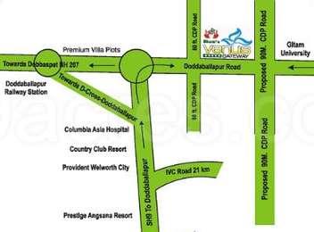 Bhumi Constructions Bhumi Venus Gateway Map - Doddaballapur ...