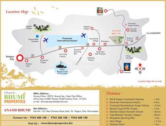 Bhumi Properties Anand Bhumi Map - Pune Solapur Road, Pune East ...