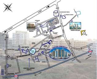 Bidker Builders Bidker Pawan Paradise Map - Vasai East, Mumbai Location Map