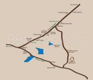 Big Banyan Roots Map - Doddakannelli, Sarjapur Road Location Map