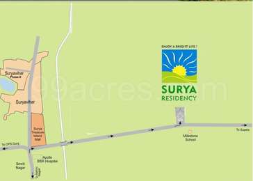 Biltech Engineers Biltech Surya Residency Map - Smriti Nagar, Bhillai ...