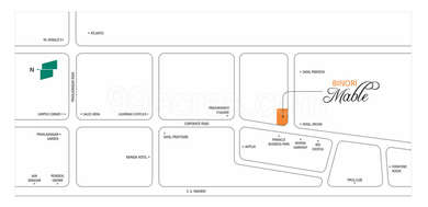 Binori Buildcon Binori Mable Map - Prahlad Nagar, Ahmedabad West Location Map