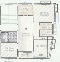 3 BHK / Bedroom Apartment / Flat for rent in Biswas Enterprise Jeet ...