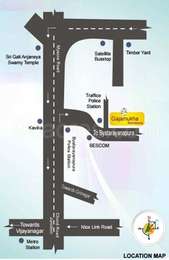 BK Lokamba BK Gajamukha Residency Map - Byatarayanapura, Sahakara Nagar ...