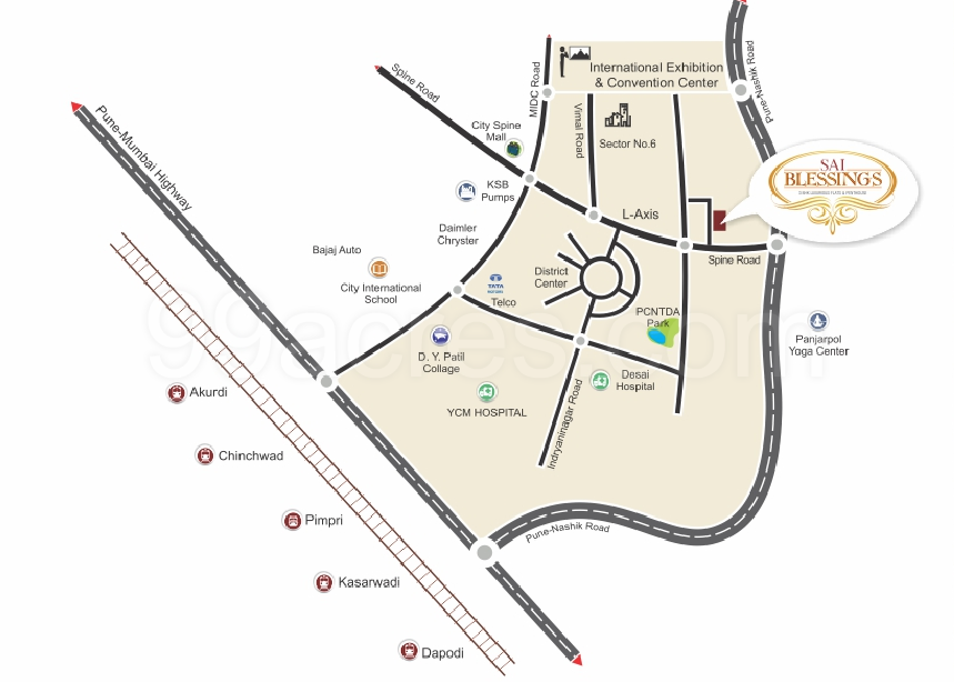 SAI Blessings Moshi, Pune | Price List, Location, Floor Plan, Layout