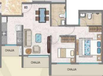 1 BHK Apartment / Flat for sale in Satra One Goregaon West Mumbai - 467 Sq. Ft.- 21st floor (out ...