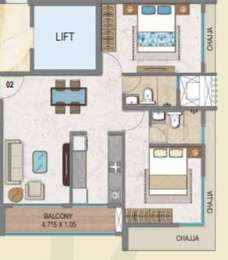 1 BHK Apartment / Flat for sale in Satra One Goregaon West Mumbai - 467 Sq. Ft.- 21st floor (out ...