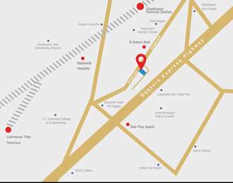 Blue Crest Developers LLP Palazzo 90 Map - Ghatkopar (East), Central ...