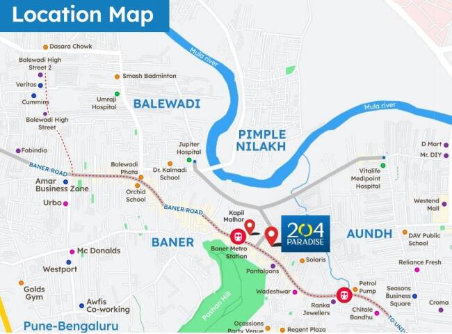 204 Blue Paradise Baner, Pune | Price List & Brochure, Floor Plan ...