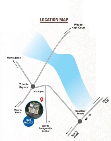 Blueark Infraventure Blueark Blue Ridge Map - Trisulia, Cuttack ...