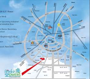 BMG Group BMG Antriksh Towers Map - Sector 26 Rewari Location Map